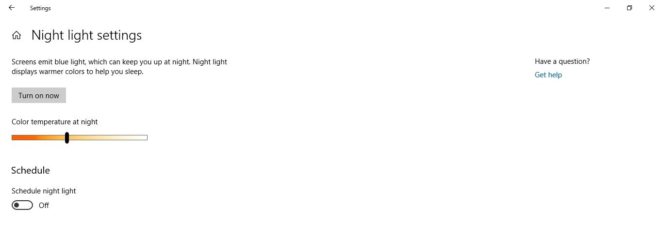 Cách bật chế độ bảo vệ mắt (Night Light) trên máy tính