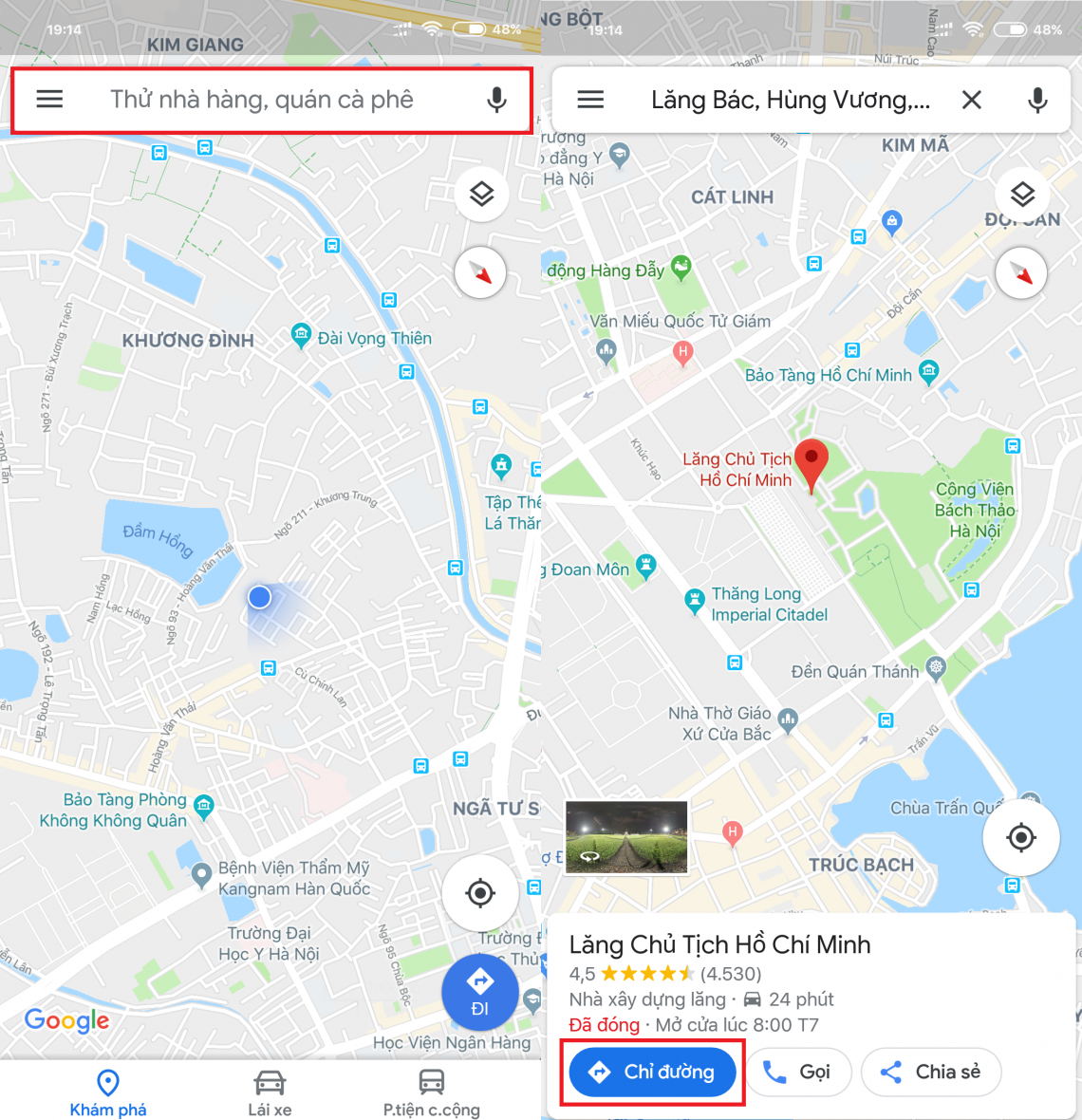 Cách sử dụng Google Maps chỉ đường đi cho xe máy chuẩn nhất