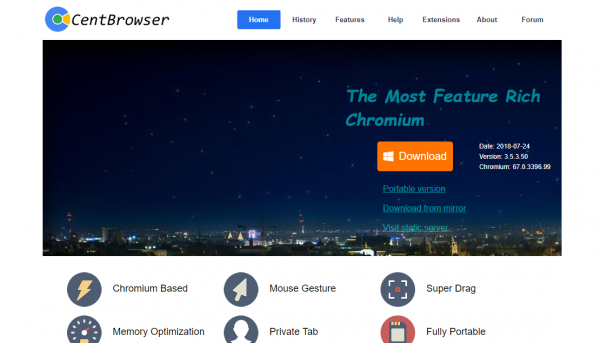 Cent Browser – Trình duyệt hoàn hảo thay thế Chrome