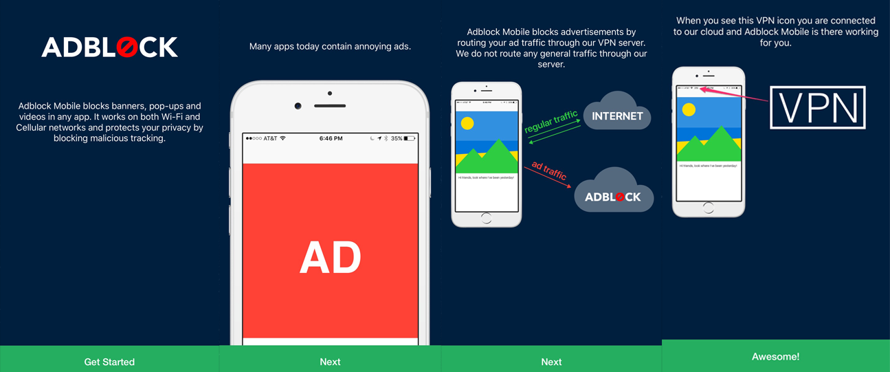Tắt quảng cáo trên iPhone với ứng dụng Adblock Mobile