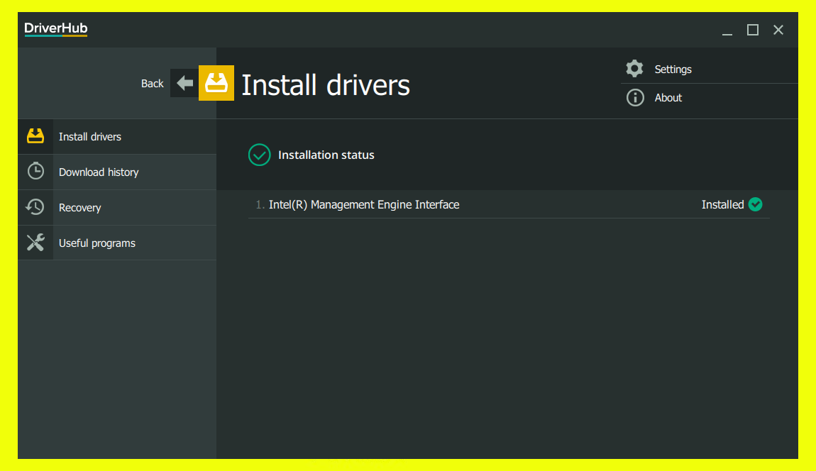 DriverHub - Giải pháp phần mềm cho mọi vấn đề Driver