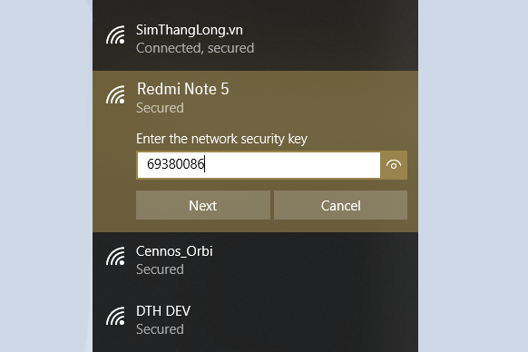 Chia sẻ file tính năng Webshare được dùng trên Mi Drop