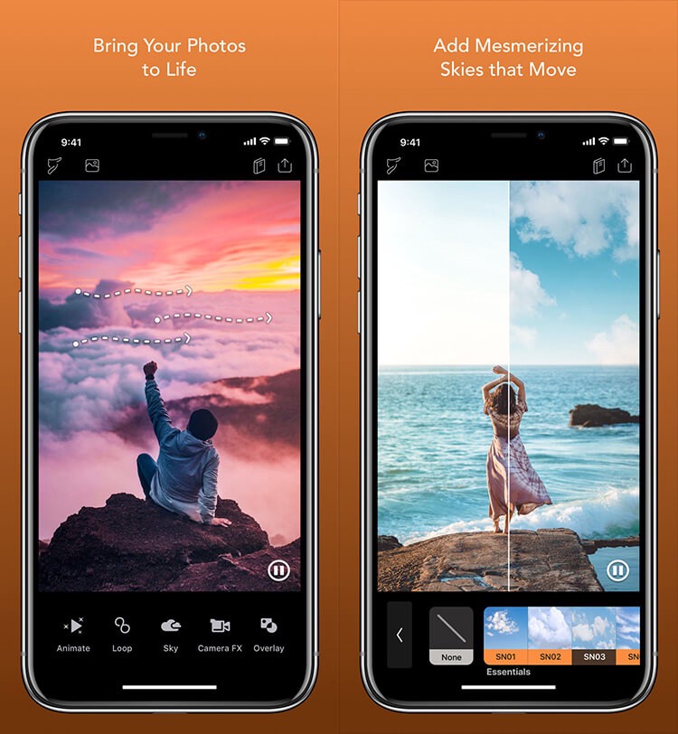 Pixaloop - App chỉnh mây trôi, thác chảy cực độc và đỉnh