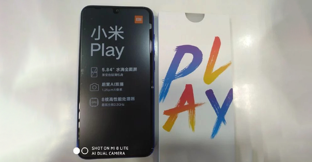 Xiaomi Mi Play lộ ảnh thực tế và video mở hộp trước ngày ra mắt