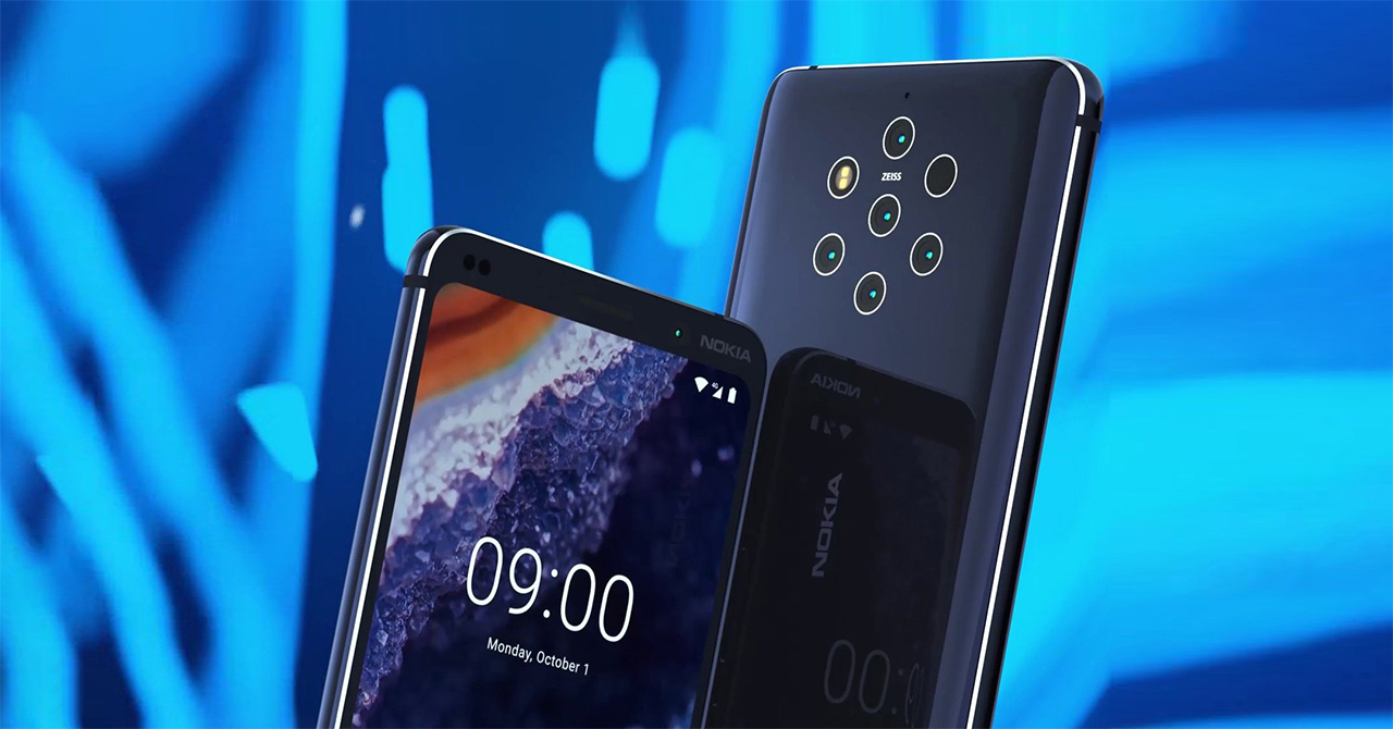 Nokia 9 PureView lộ hoàn toàn qua video: 5 camera sau hoạt động cùng lúc, màn hình PureDisplay 5 ...
