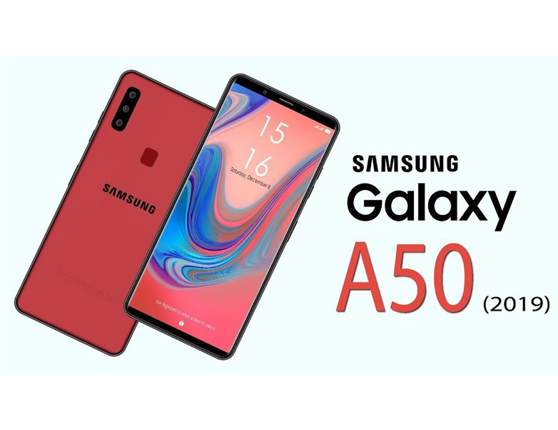 Samsung Galaxy A50 bất ngờ lộ ảnh thực tế với màn hình Infinity-V mới ...