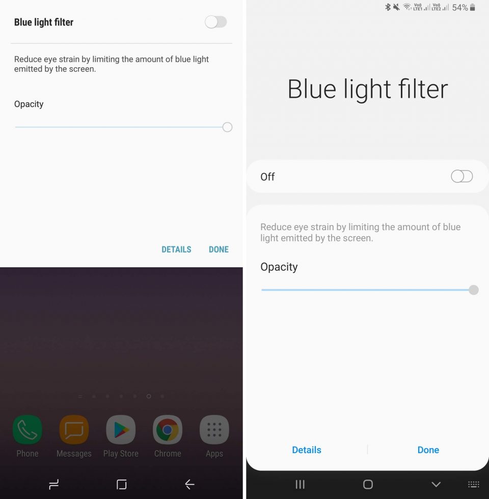 So sánh giao diện Samsung Experience (Android 8) và One UI (Android 9 ...