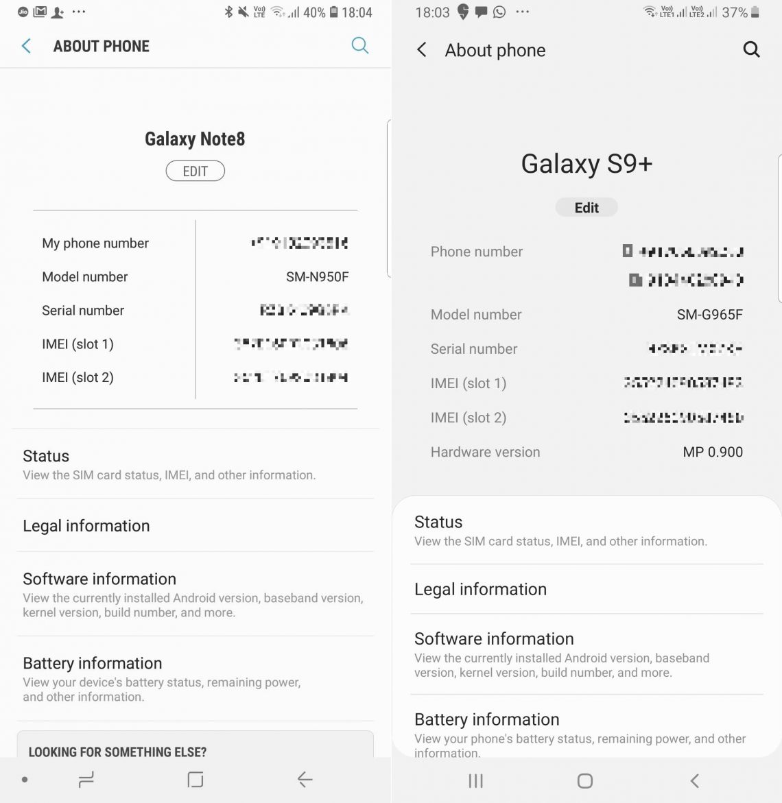 So sánh giao diện Samsung Experience (Android 8) và One UI (Android 9 ...