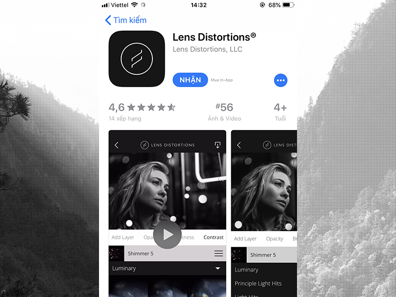 Khiến bức ảnh trông cực đẹp và ảo diệu với ứng dụng Lens Distortions