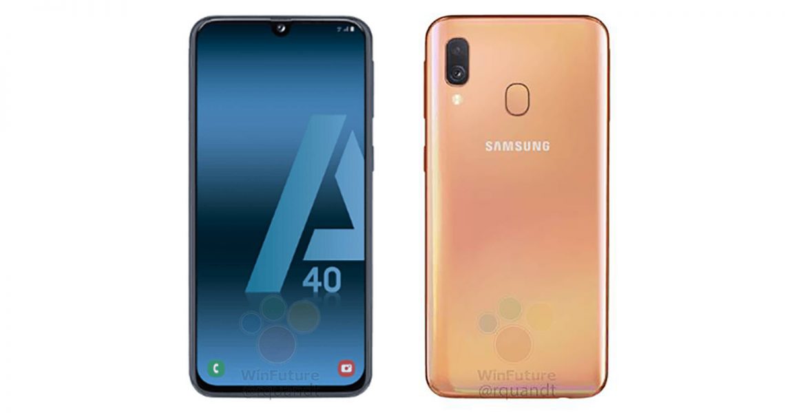 Galaxy A40 lộ tất tần tật về thiết kế, cấu hình cũng như giá bán trước ...