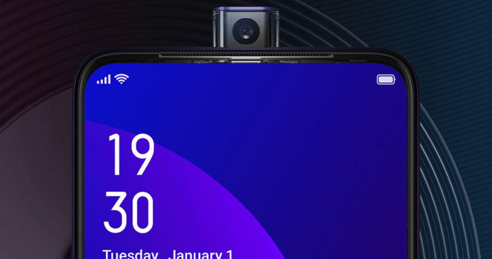 Smartphone Realme có camera selfie pop-up vừa xuất hiện trong video ...