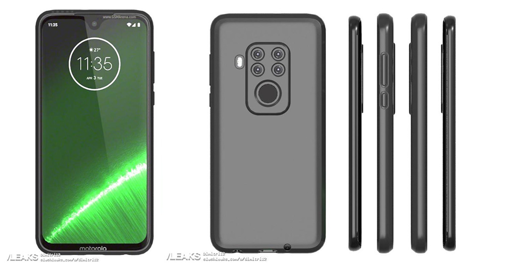 Motorola One Pro lộ ảnh render ốp lưng, xác nhận cụm 4 camera chính
