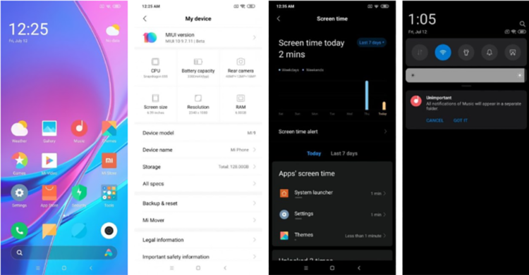 Đây là giao diện người dùng MIUI 10 mới của Xiaomi trên Android Q | Sforum