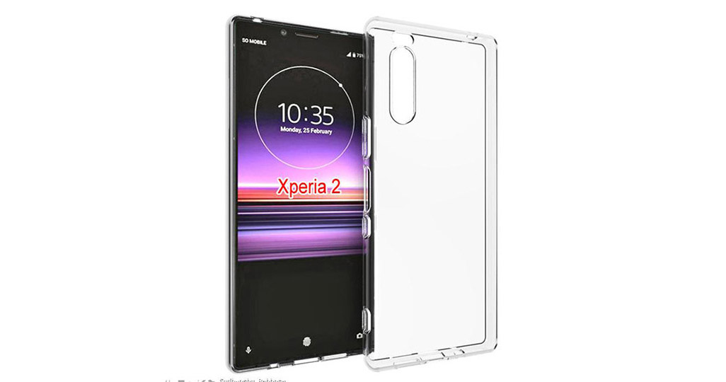 Thiết kế Sony Xperia 2 được xác nhận qua ốp lưng bảo vệ: Màn hình 21:9, 3 camera sau