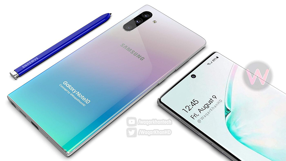 Mời chiêm ngưỡng thiết kế tuyệt đẹp của Galaxy Note 10 qua những hình ...