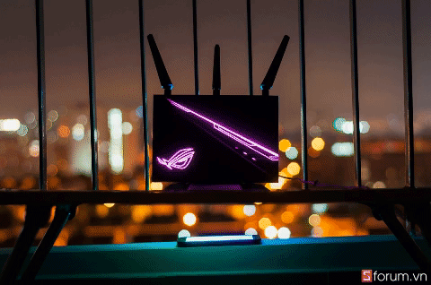 Trên tay router ASUS ROG Rapture GT-AC2900: Đèn LED huyền hảo, giá sẽ cao