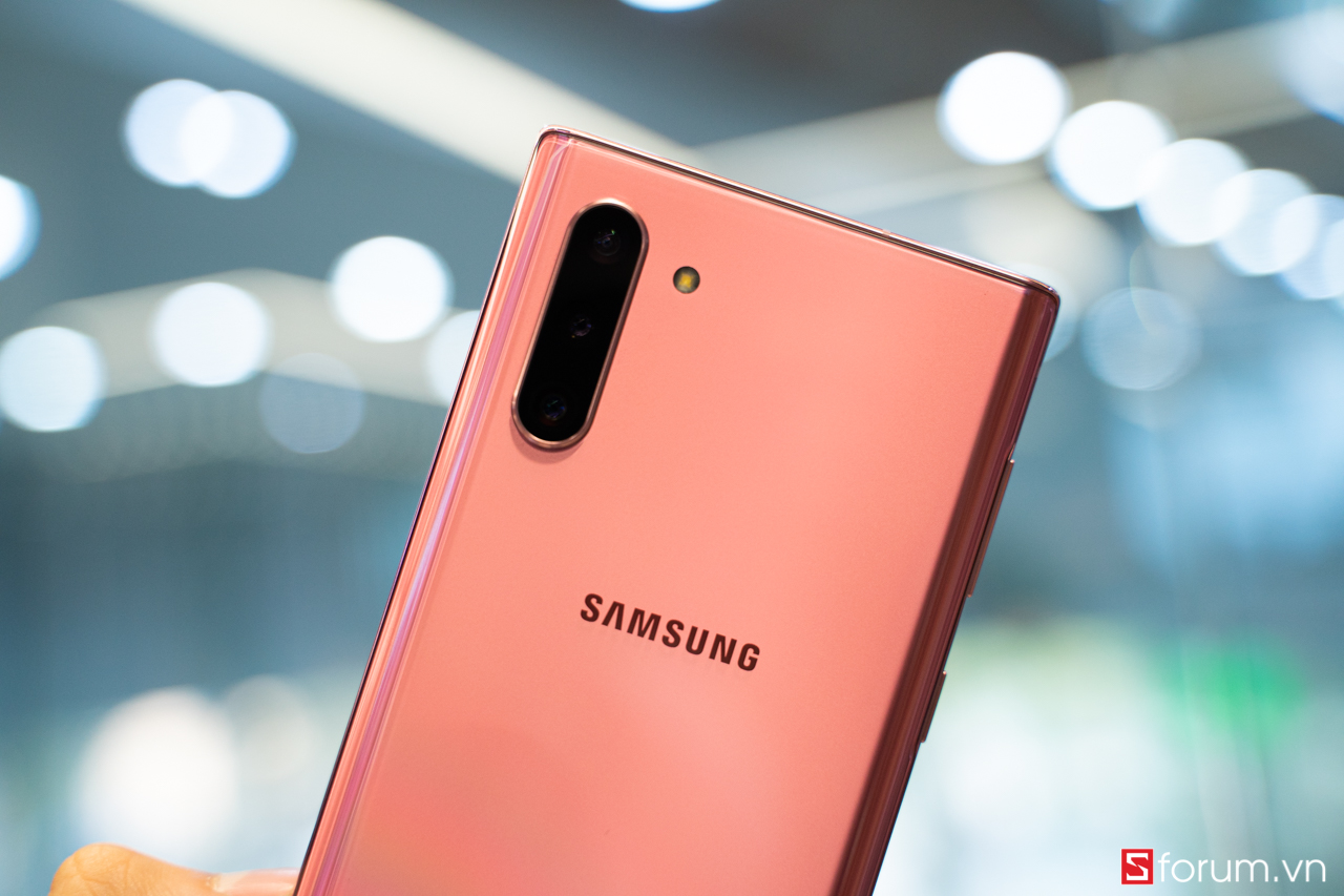 Cận cảnh Galaxy Note 10 phiên bản "màu hường" Aura Pink dành riêng cho ...