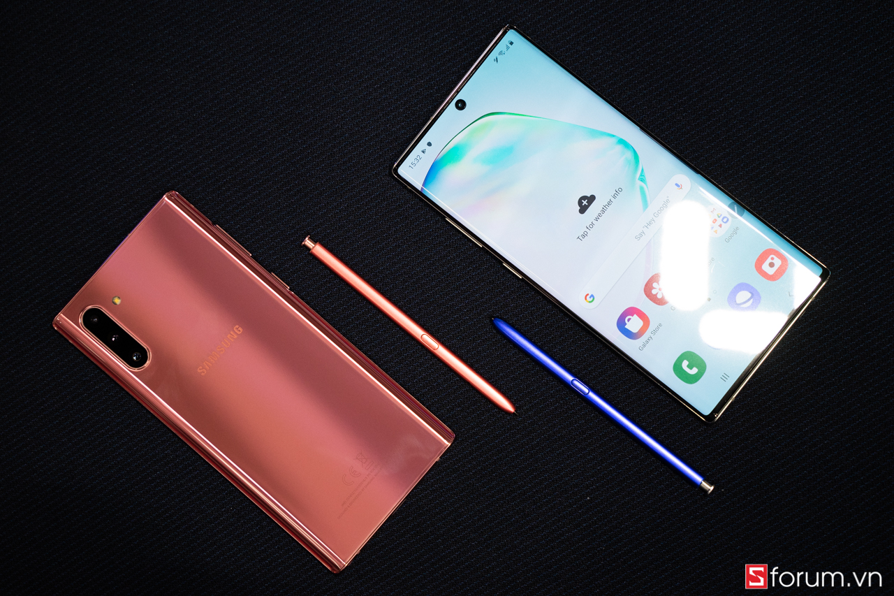 Cận cảnh Galaxy Note 10 phiên bản "màu hường" Aura Pink dành riêng cho ...