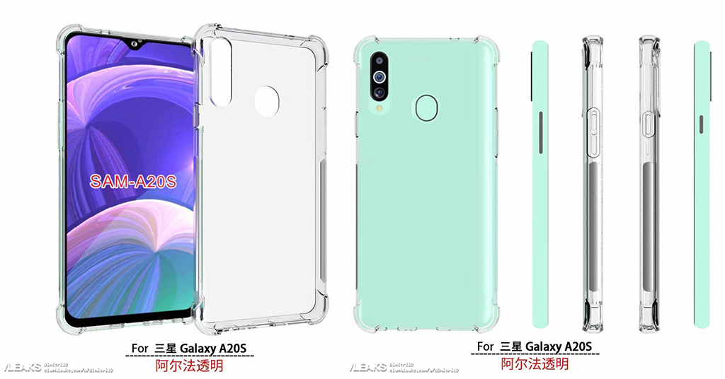 Galaxy A20S lộ diện thông qua hình ảnh render ốp lưng, nâng cấp lên 3 ...
