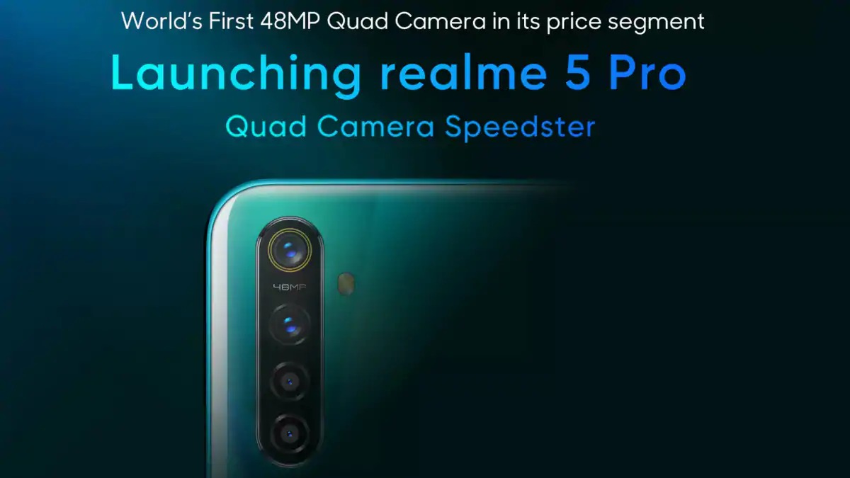 Realme 5 Pro lộ ảnh thực tế trước giờ G: Màn hình giọt nước, Snapdragon ...