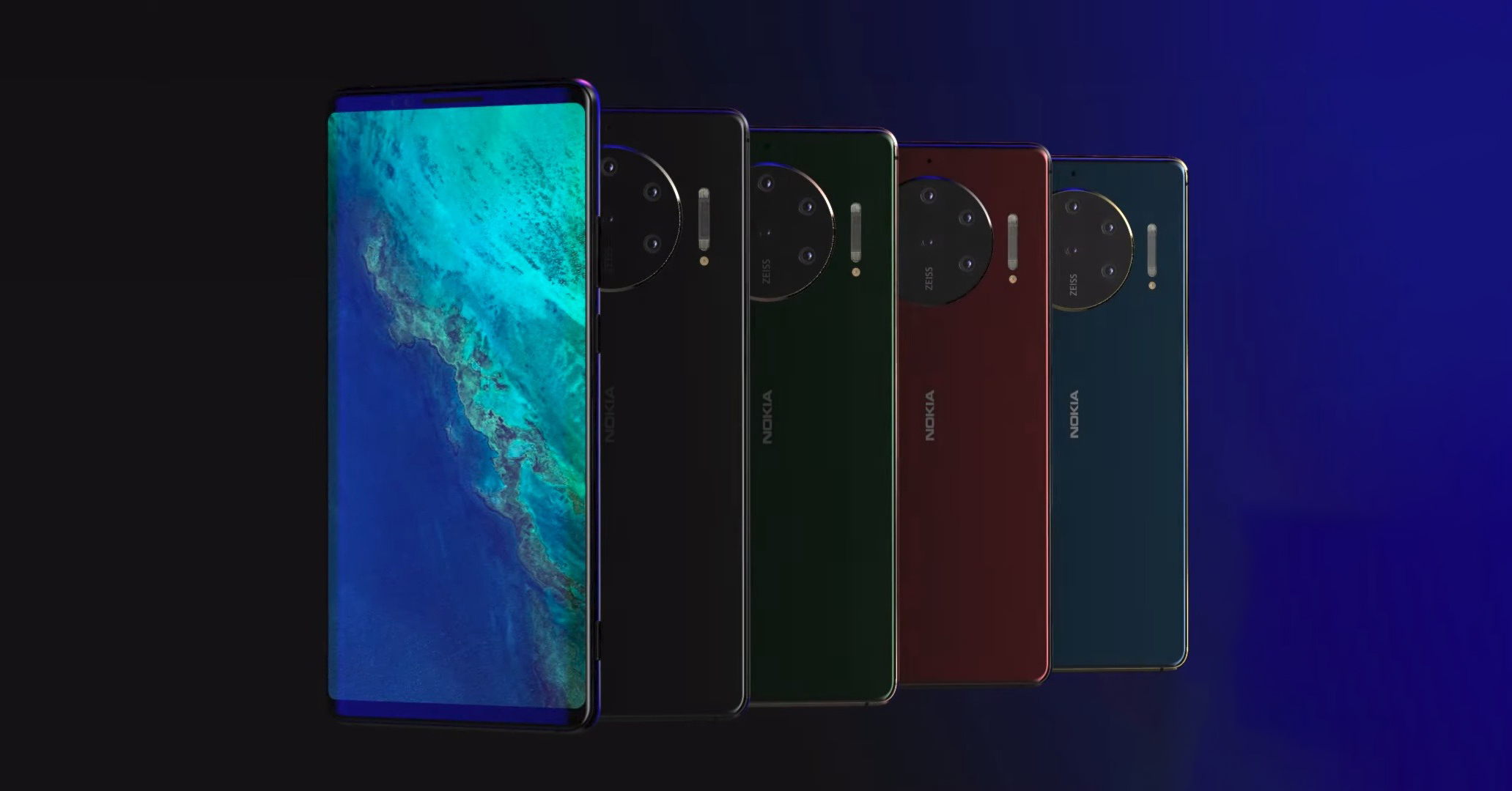 Cùng xem concept Nokia 10 PureView tuyệt đẹp với 6 camera sau, màn hình ...