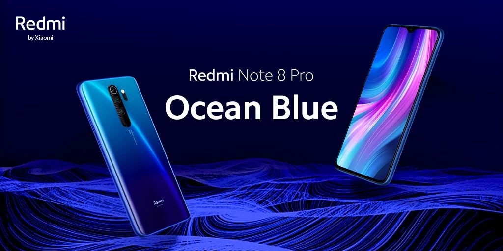 Xiaomi ra mắt Redmi Note 8 Pro phiên bản màu Xanh đại dương Ocean Blue