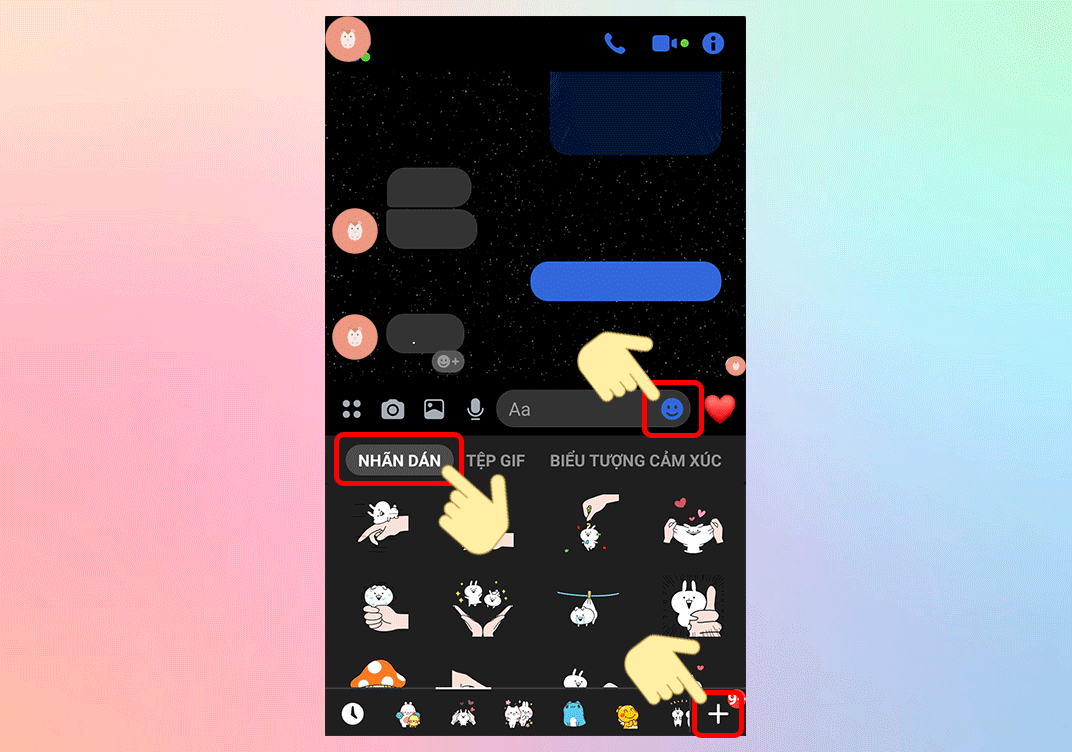 Cách thay đổi chủ đề "Star Wars" mới trên Messenger