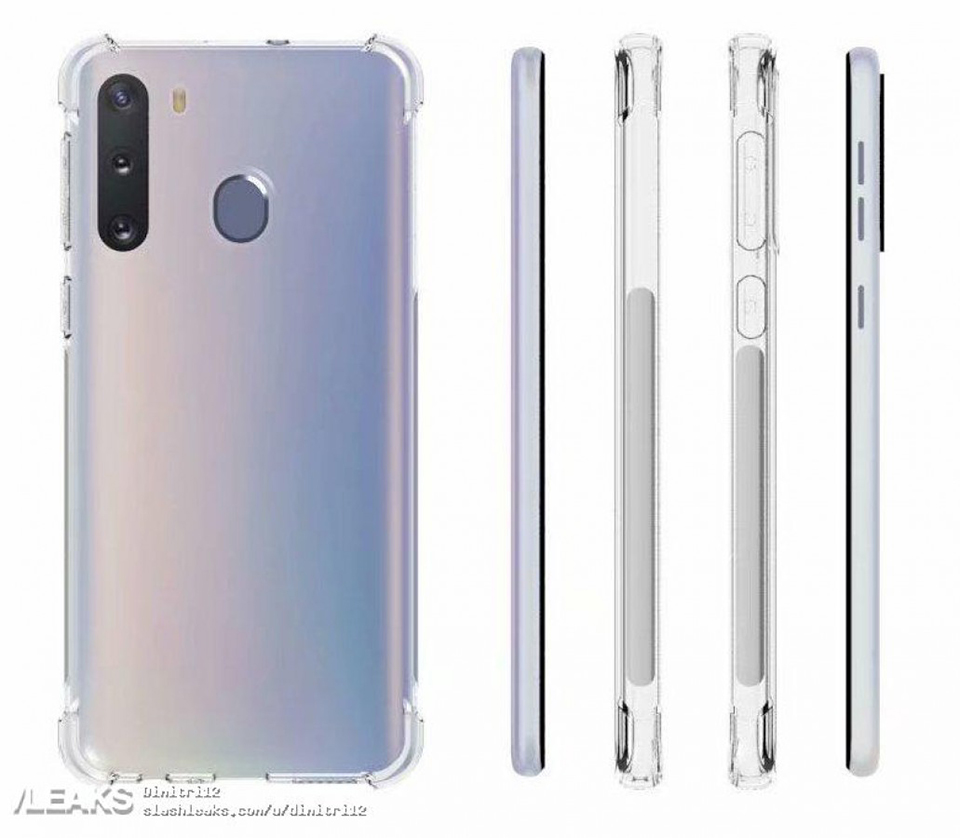 Toàn bộ hình ảnh của Galaxy A21 lần đầu xuất hiện: Màn hình giọt nước ...