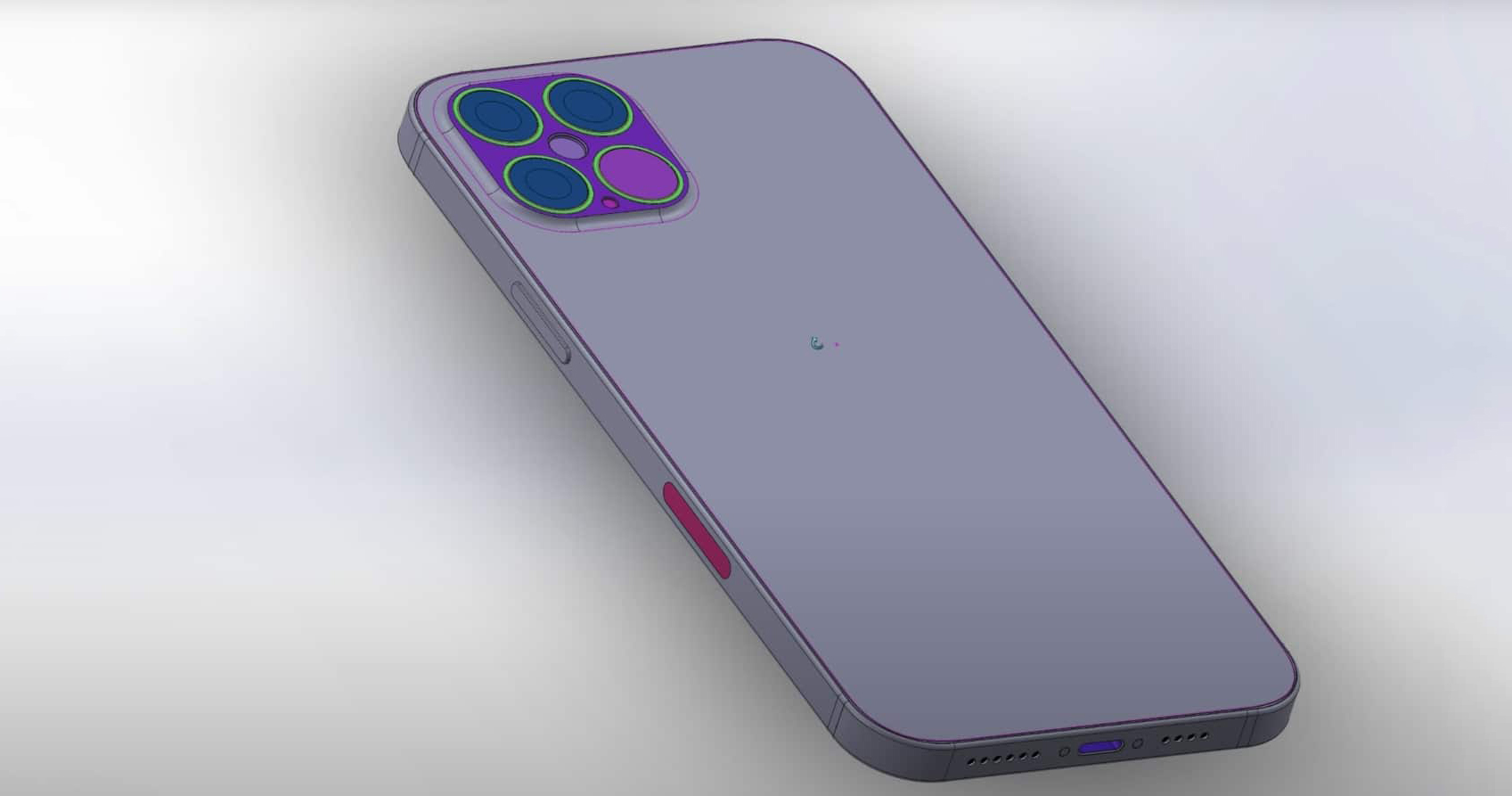 iPhone 12 Pro Max bất ngờ lộ bản vẽ thiết kế CAD với viền bezel mỏng ...