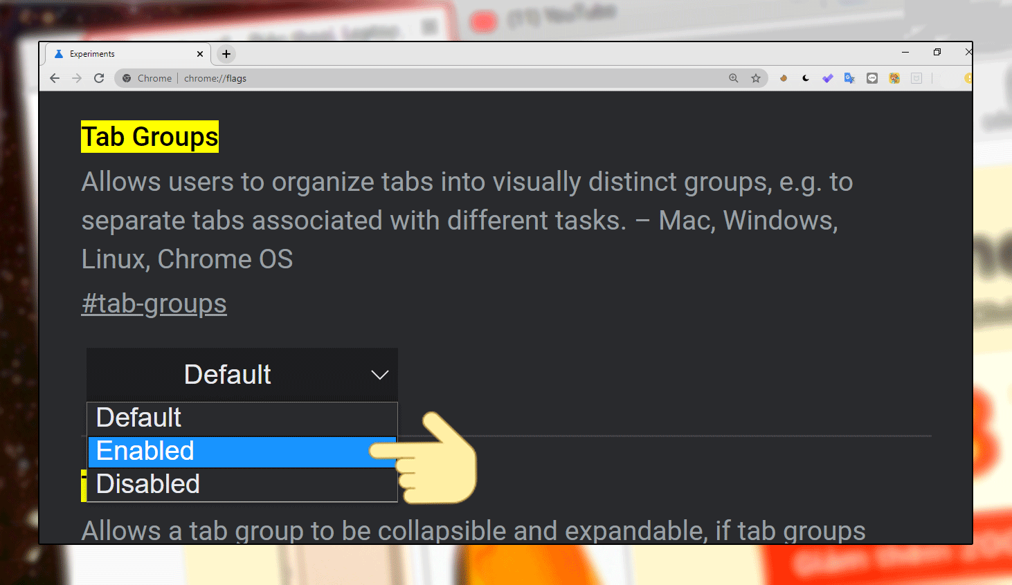 Kích hoạt tính năng Tab Groups mới trên Google Chrome