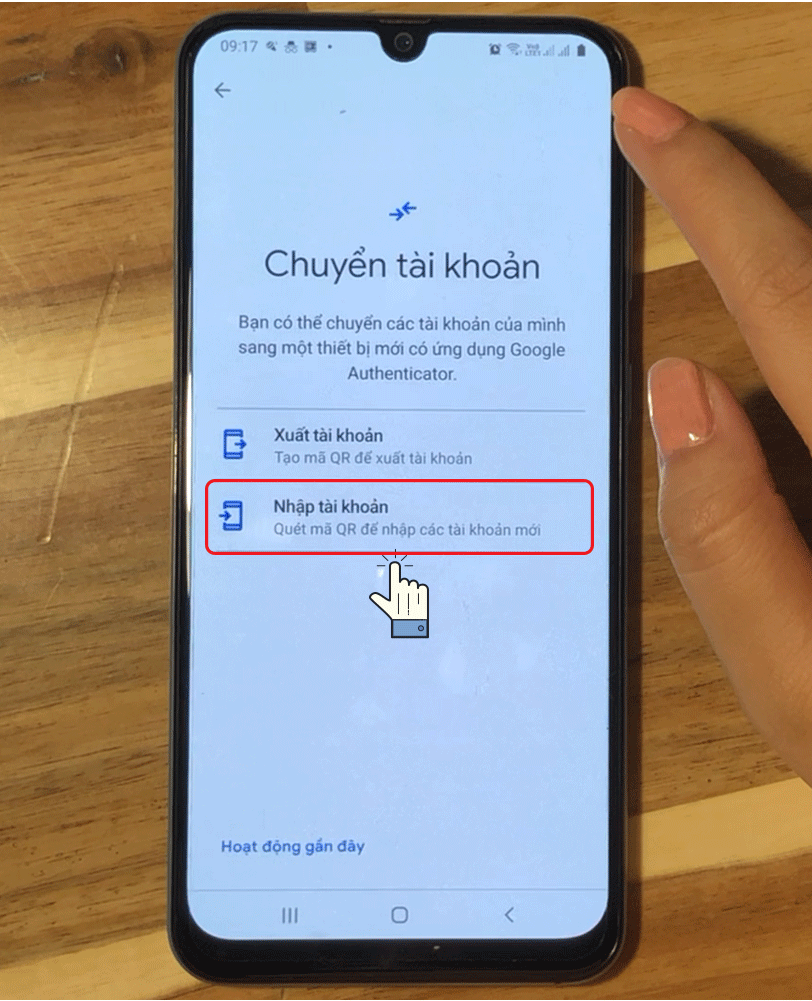 Cách chuyển Google Authenticator sang điện thoại khác