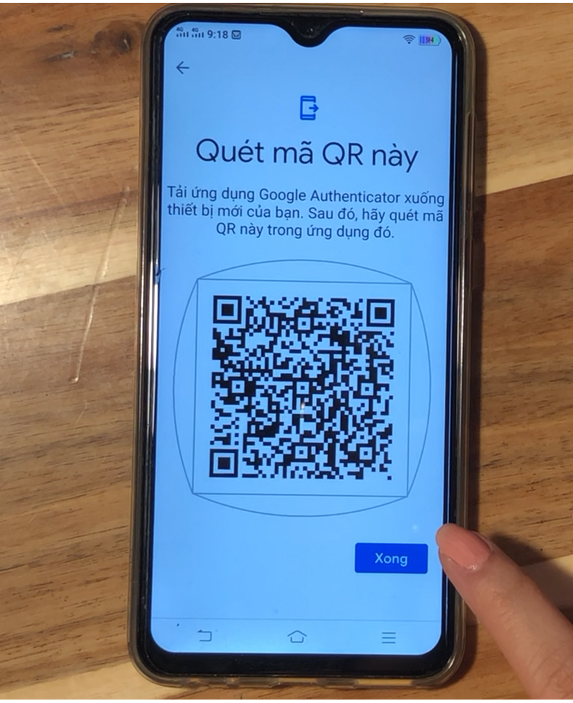 Cách chuyển Google Authenticator sang điện thoại khác