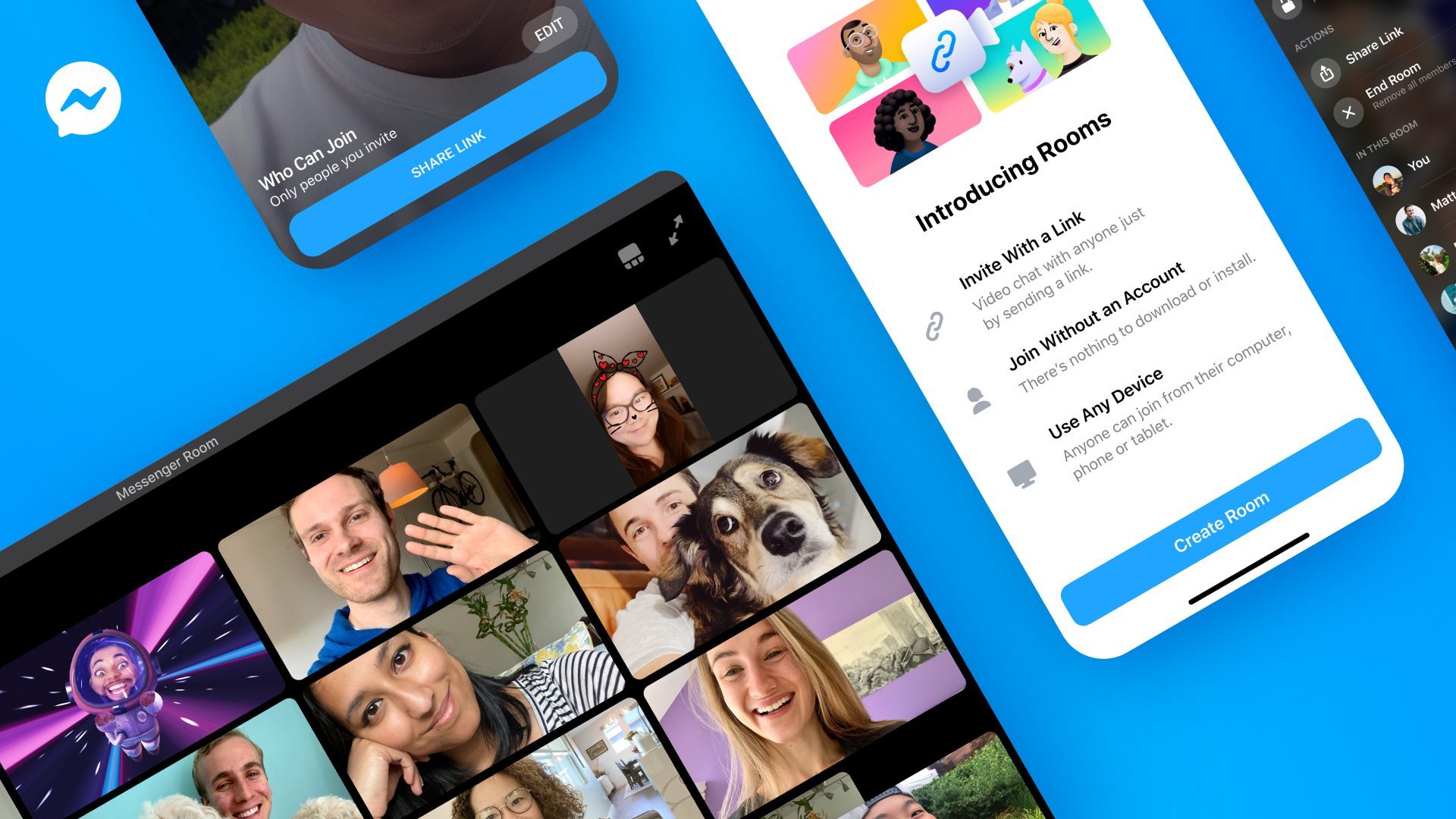 Facebook chính thức phát hành tính năng mới Messenger Rooms