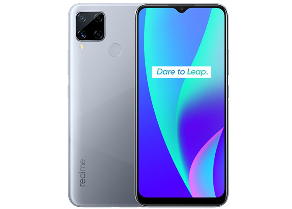 Realme C15 lộ ảnh render chính thức, xác nhận có màn hình giọt nước, 4 ...