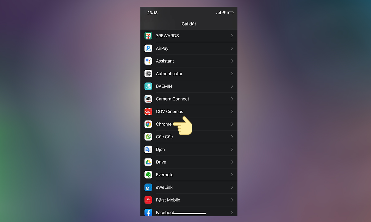 Cài đặt Google Chrome làm trình duyệt mặc định iPhone