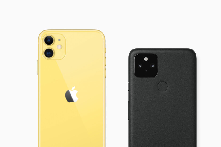 So sánh nhanh Google Pixel 5 vs Apple iPhone 11