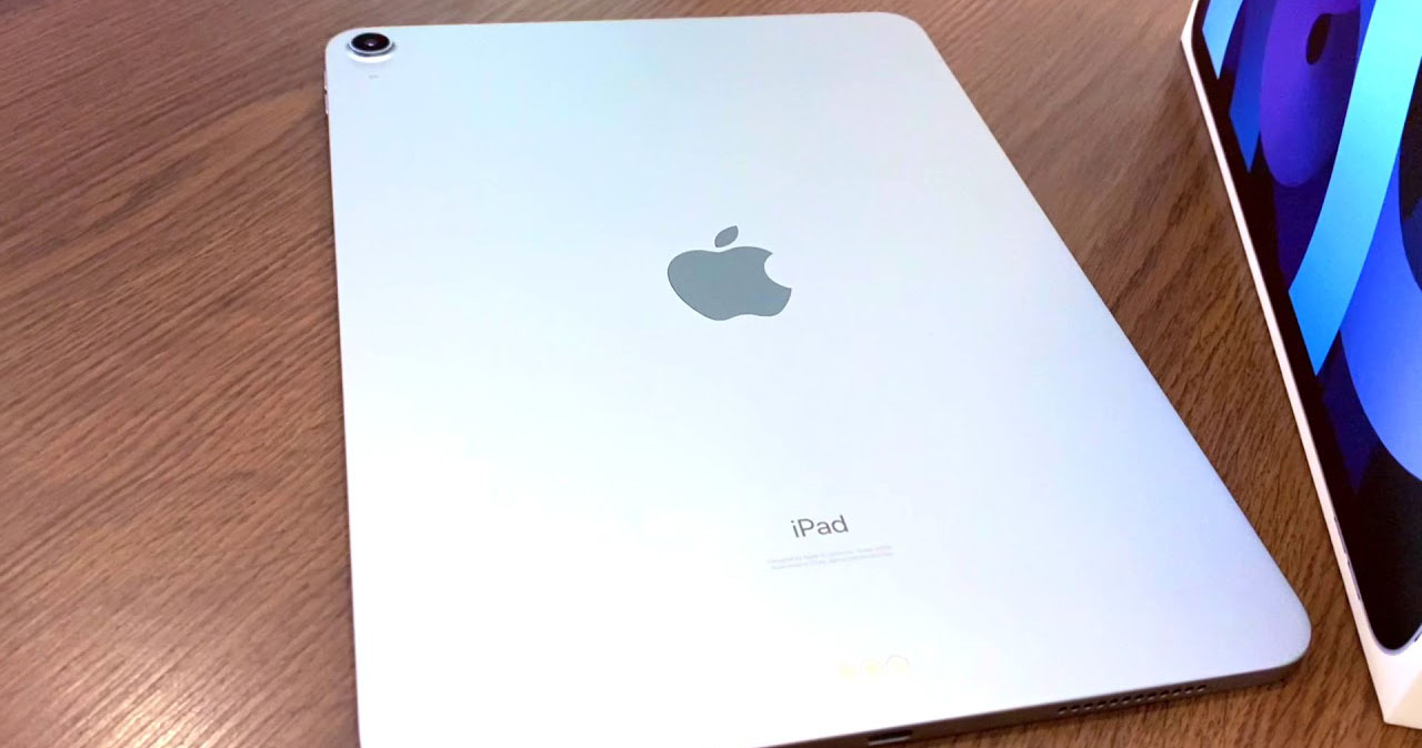 [Video] Mở hộp iPad Air 4 phiên bản màu xanh da trời với nút nguồn ...