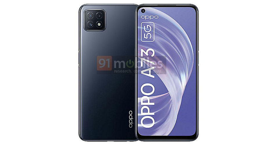 OPPO A73 5G lộ ảnh kèm cấu hình: Chip Dimensity 720, màn hình 90Hz, 3 ...