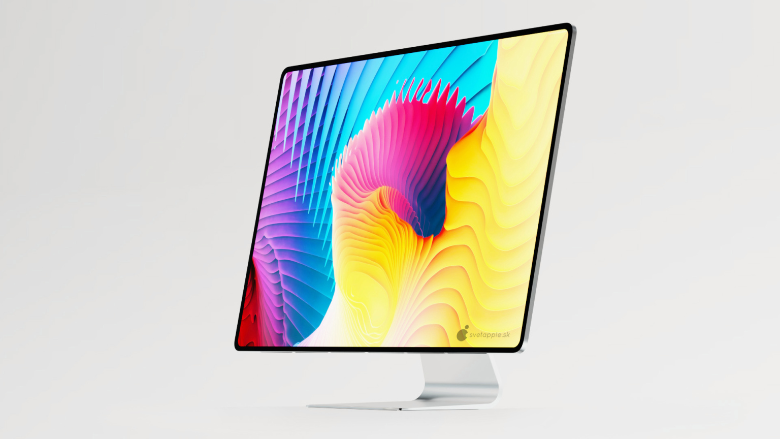Mãn nhãn trước concept iMac 24 inch và 32 inch với thiết kế góc cạnh ...
