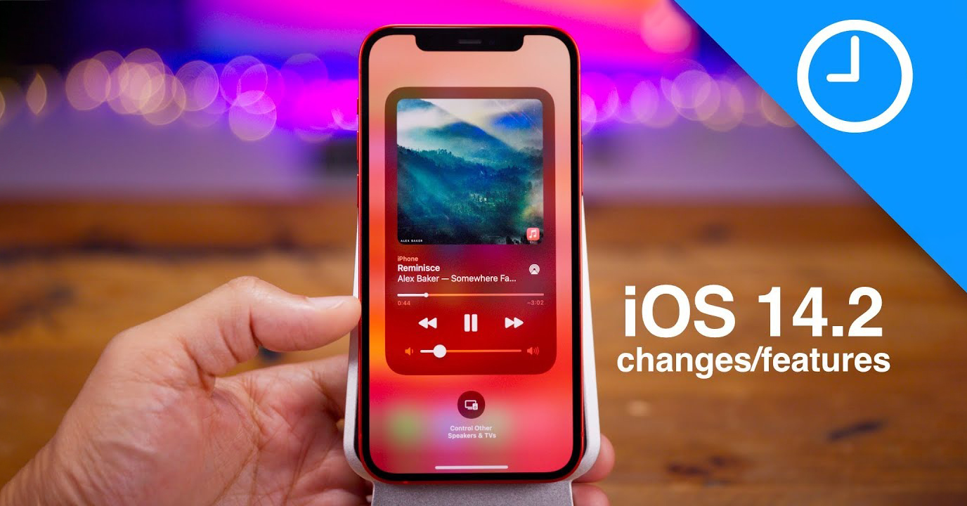 iOS 14.2: Sửa nhiều lỗi, hình nền và biểu tượng cảm xúc mới
