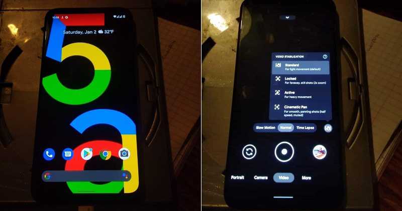 Rò rỉ ảnh thực tế Google Pixel 5a: Camera selfie ẩn dưới màn hình, hỗ ...