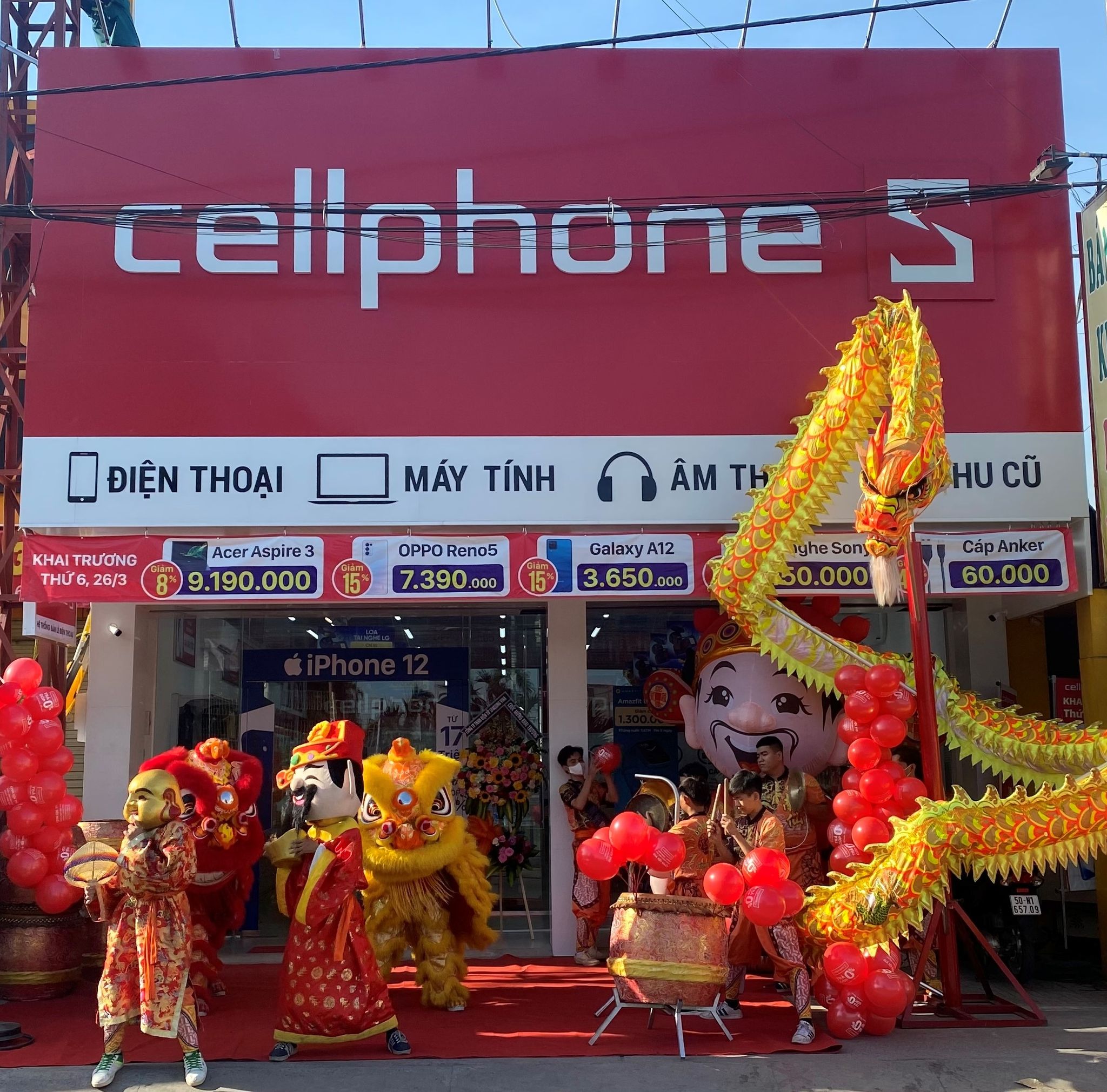 CellphoneS mừng khai trương cửa hàng mới tại 229 đường Nguyễn Thị Tú ...