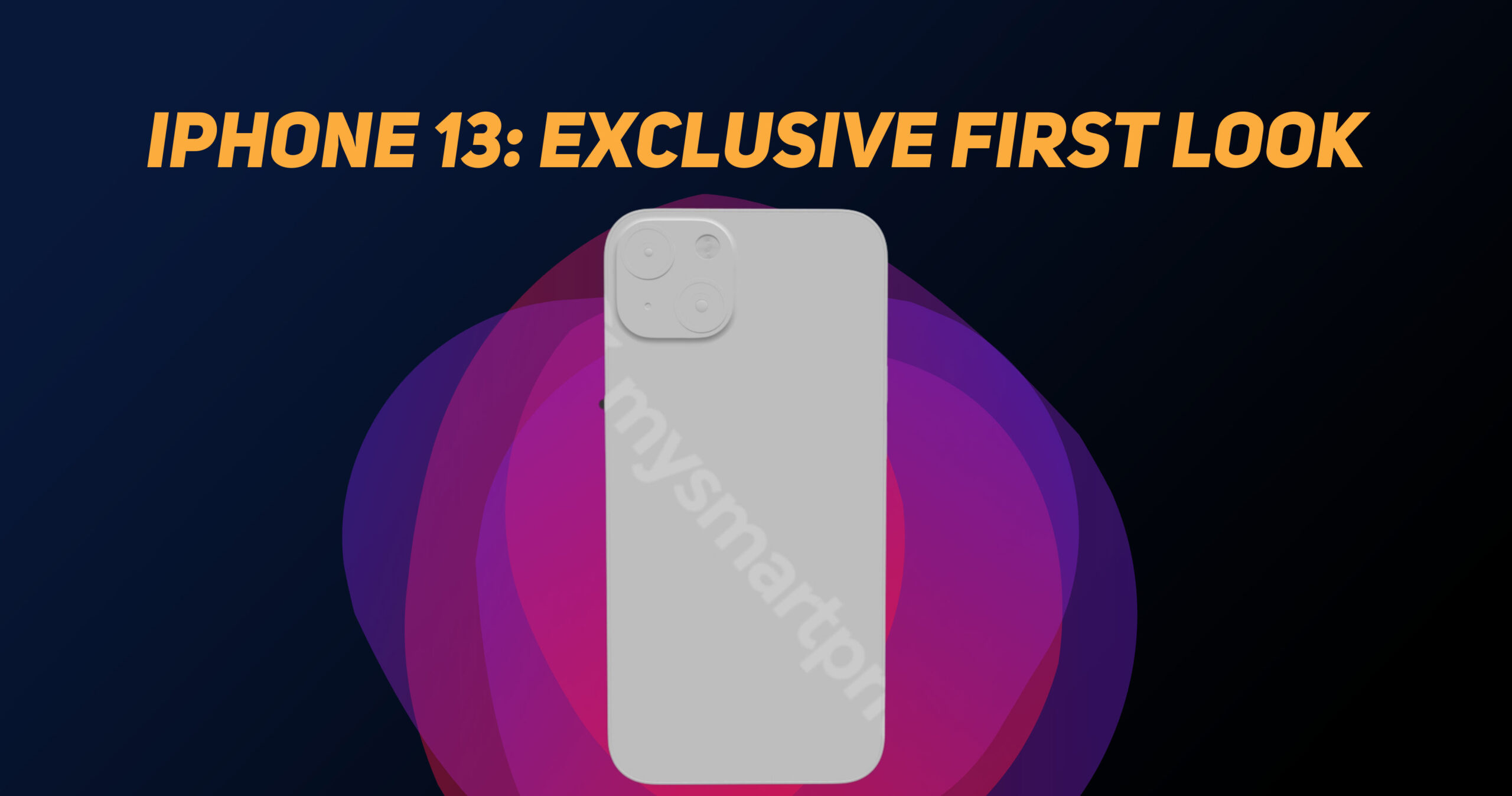 iPhone 13 lộ ảnh render 3D với notch nhỏ gọn hơn, bố cục camera sau ...