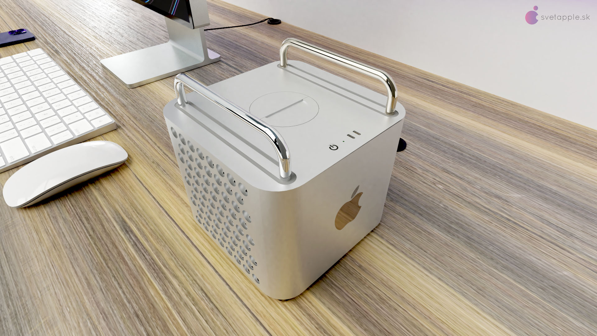 Tròn mắt trước concept Mac Pro 2021 với thiết kế cực kỳ nhỏ gọn