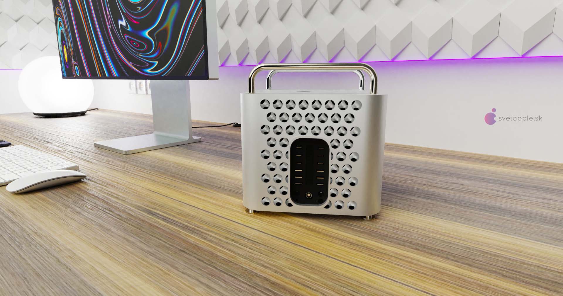 Tròn mắt trước concept Mac Pro 2021 với thiết kế cực kỳ nhỏ gọn