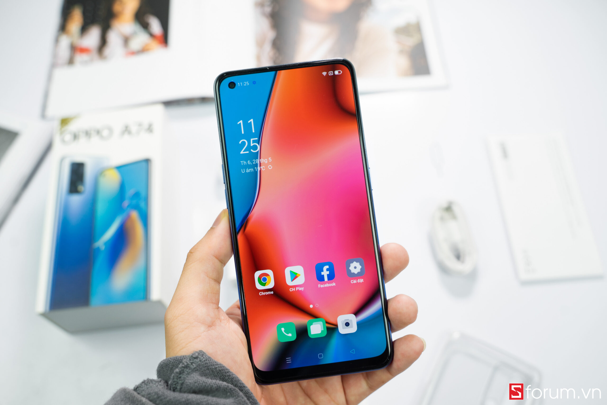 Trên tay OPPO A74: Snapdragon 662, pin 5000mAh, giá chỉ 6.7 triệu đồng