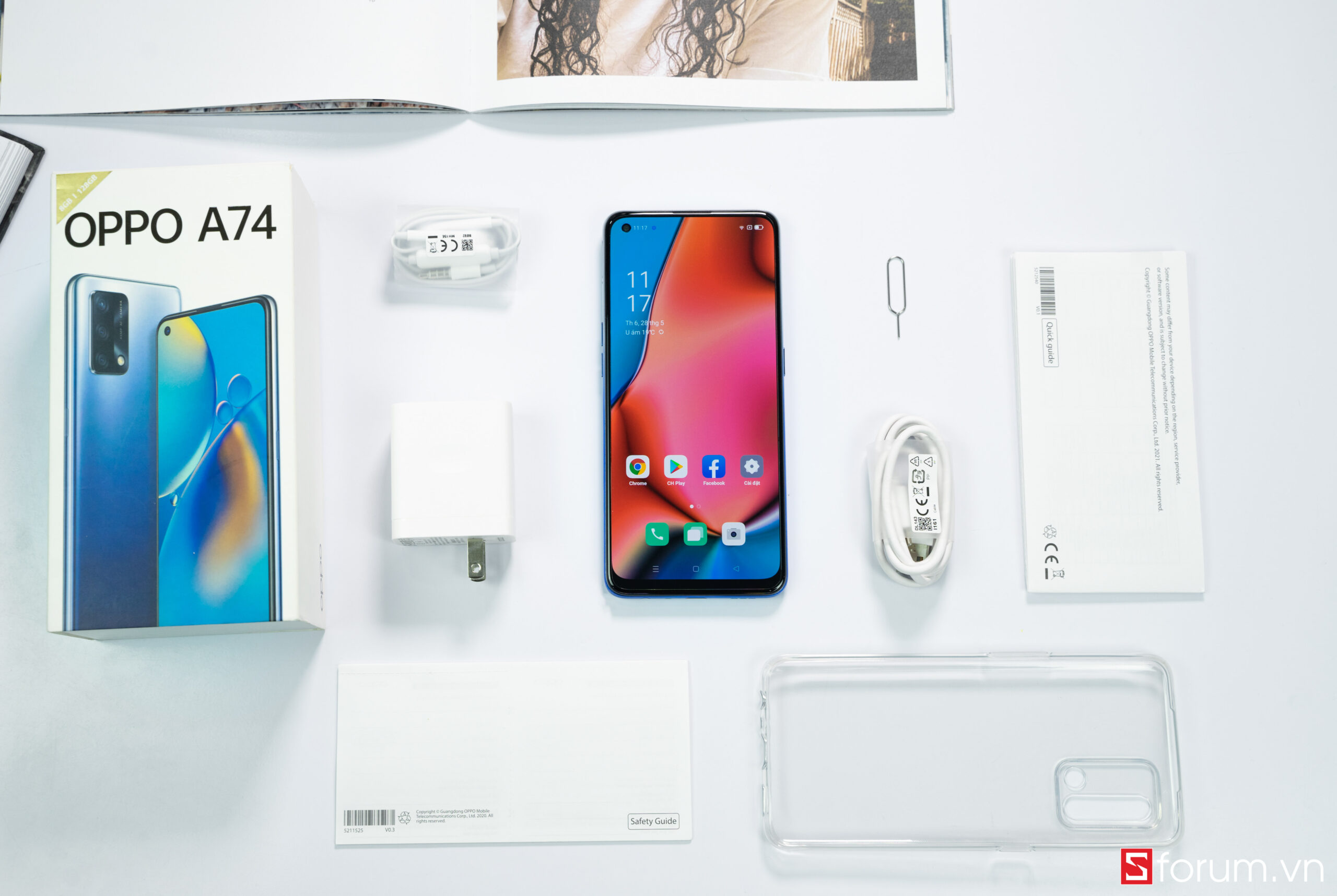 Trên tay OPPO A74: Snapdragon 662, pin 5000mAh, giá chỉ 6.7 triệu đồng