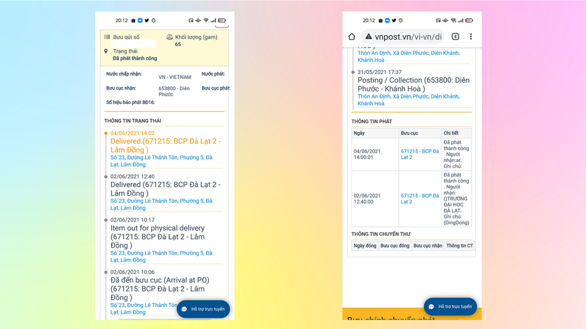 Tra cứu vận đơn bưu điện VNPost, EMS nhanh và chính xác