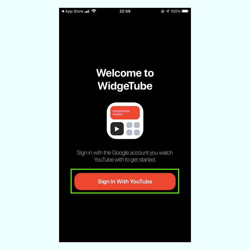 Cài đặt WidgeTube - widget trên iPhone dành cho YouTube
