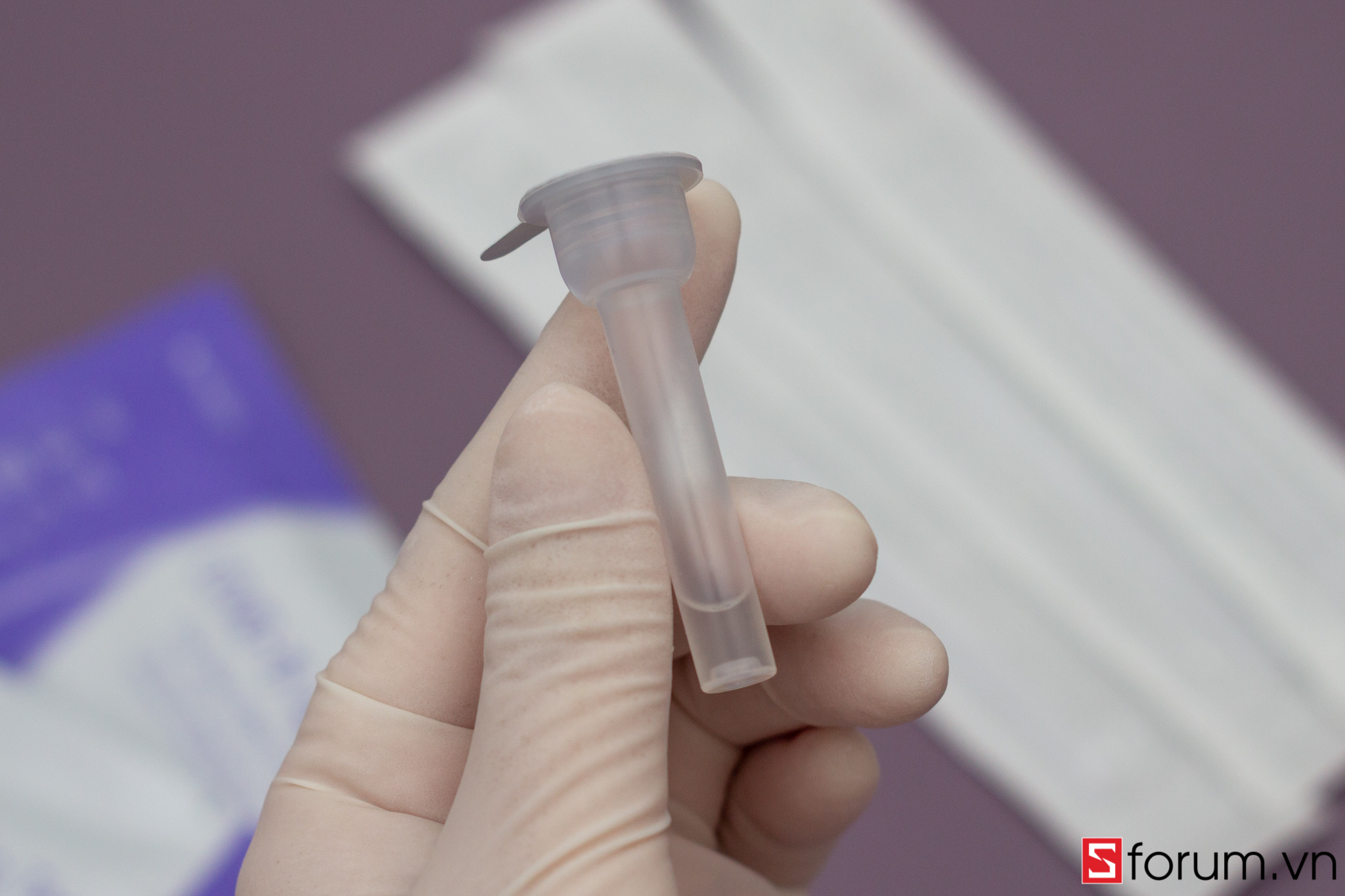 Que test nhanh COVID tại nhà | Humasis Covid-19 Ag Hàn Quốc